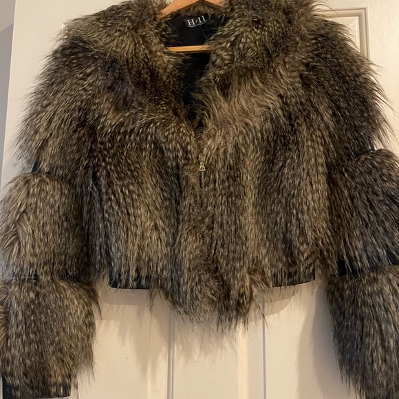 Jackets & Coats | Darcy Stacy Leather Jacket With Fur | Poshmark